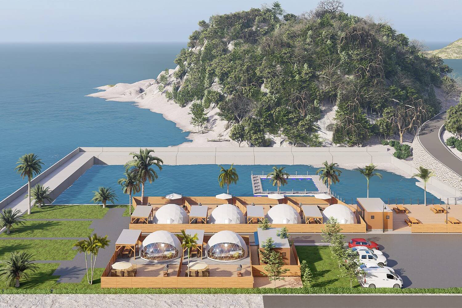 愛媛県今治市に瀬戸内オーシャングランピング【Glamp Terrace -グランテラス-】オープン！「安芸灘とびしま海道」の終点地